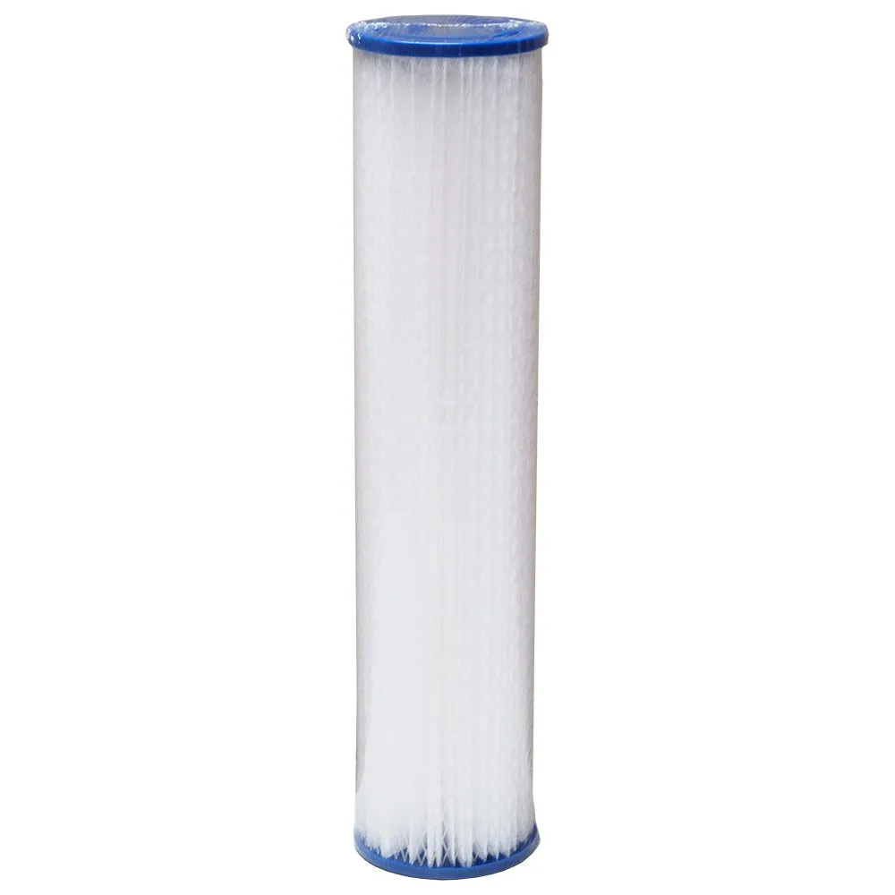 Harmsco® PP-BB-20-1 20" Calypso Blue Poly-Pleat Filter 1 mic ABS | www ...