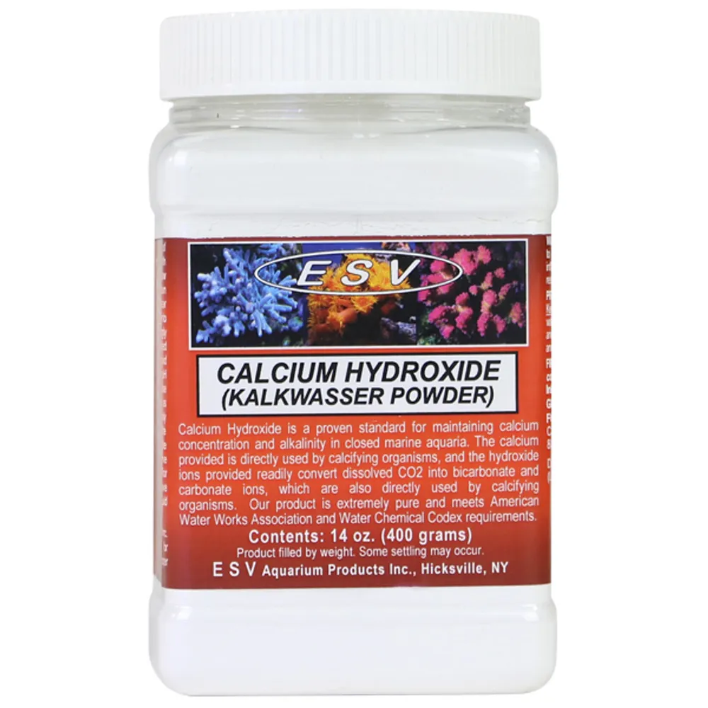 ESV Calcium Hydroxide, Kalkwasser Powder, 14 oz. | www.crispwaterfilter.com