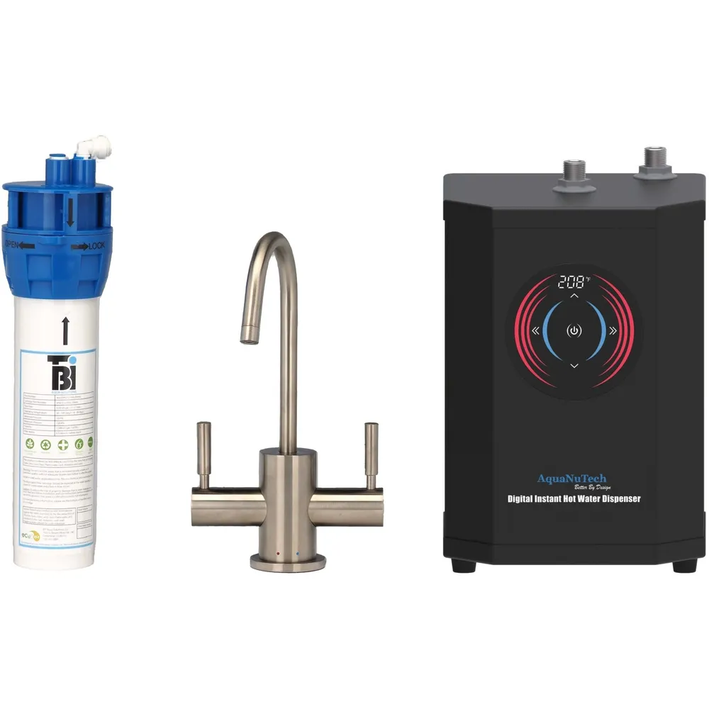 AquaNuTech Digital Instant Hot Water Dispenser & Filtration System ...